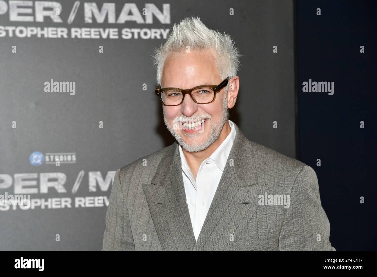 James Gunn attends the premiere of "Super/Man: The Christopher Reeve ...