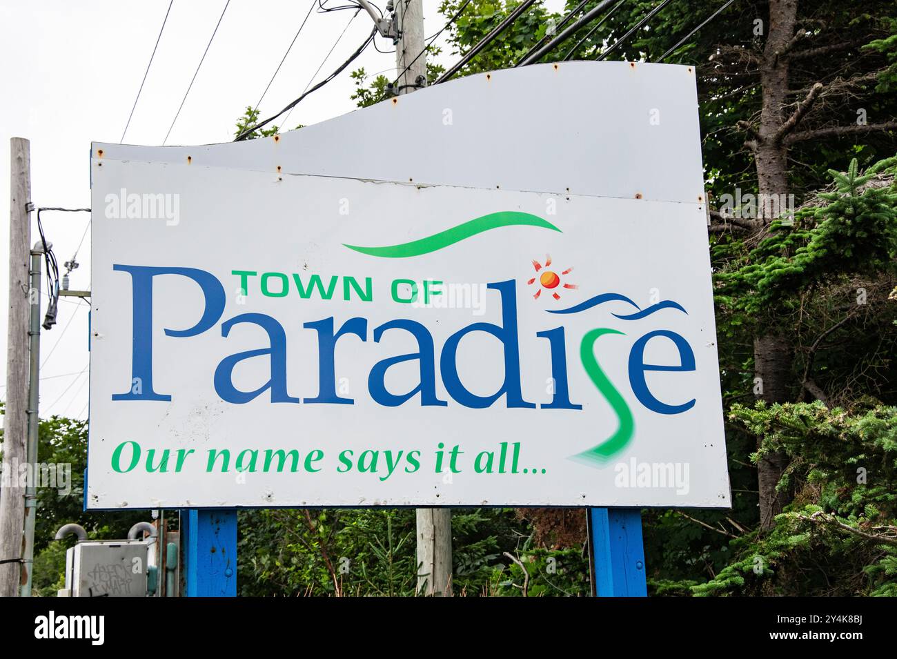Welcome to the town of Paradise on Topsail Road in Newfoundland ...