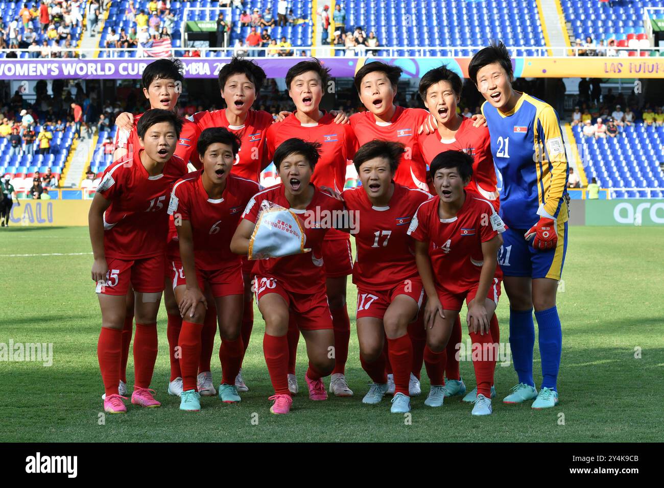 Cali, Colombia. 18th Sep, 2024. (L-R) Hong-Ryon Han, Sol-Song Oh, Song ...