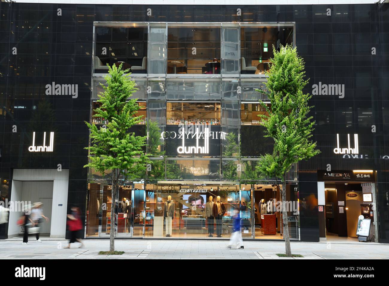 Tokyo. 18th Sep, 2024. A general view of a Dunhill store at Meijiya ...