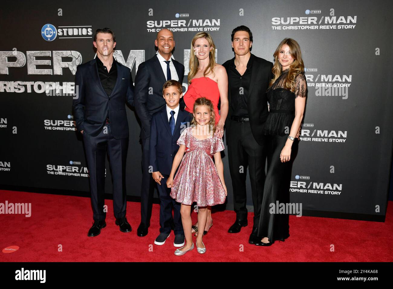 Matthew Reeve, from left, Garren Givens, Christopher Russel Reeve ...