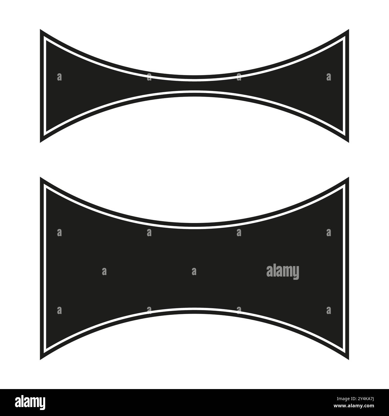 Curved silhouette shapes hi-res stock photography and images - Alamy