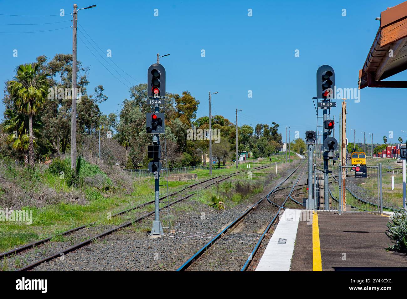 Railwy Signals at Werris Creek Riallwy Station New South Wales ...