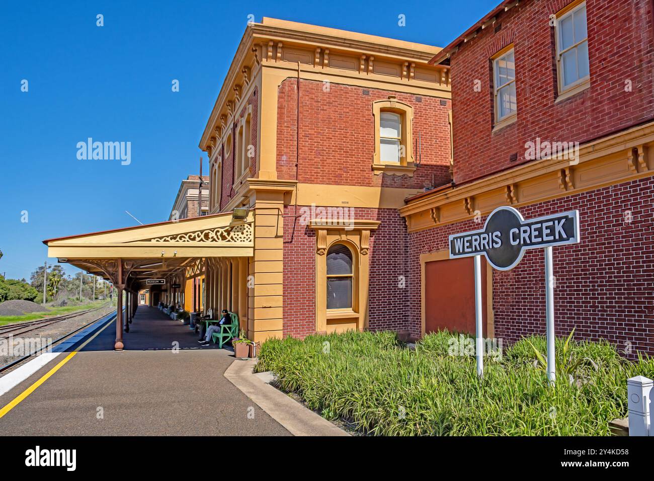 Werris Creek Railway Station Platform and Victorian Brick Buildings New ...