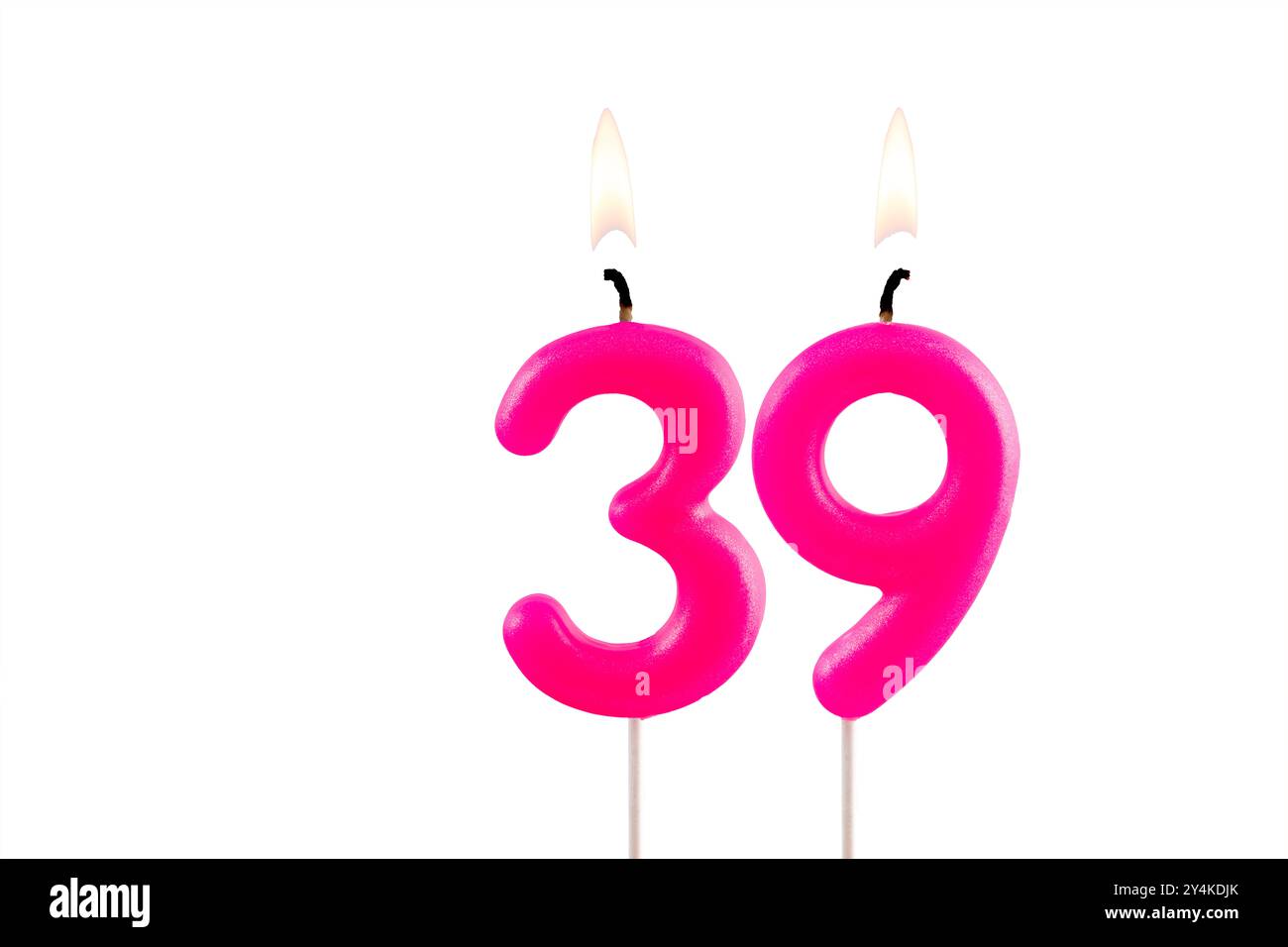 Birthday candle number 39 hi-res stock photography and images - Alamy