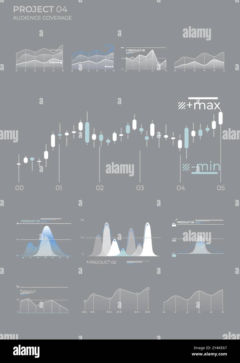 Abstract graphic business diagrams. Modern vector illustration Stock ...