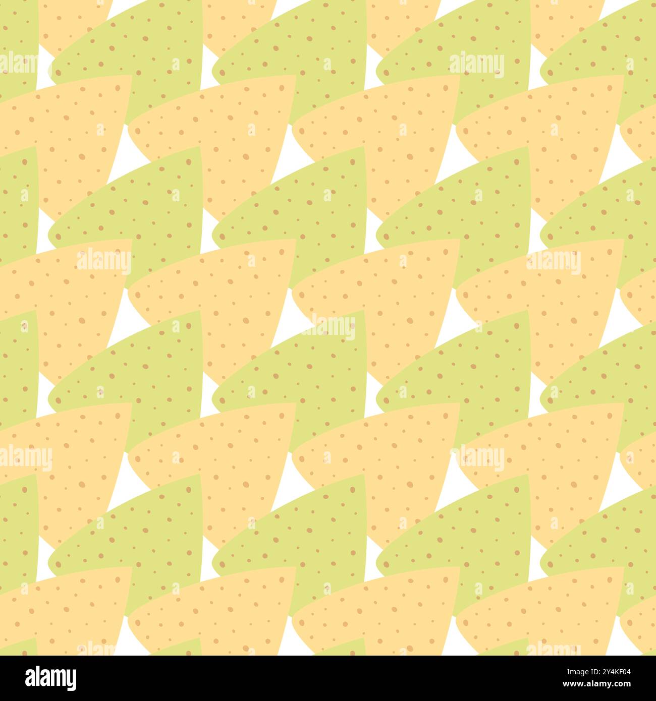 Nachos Spinach and corn flour Tortilla chips in trendy soft yellow and ...