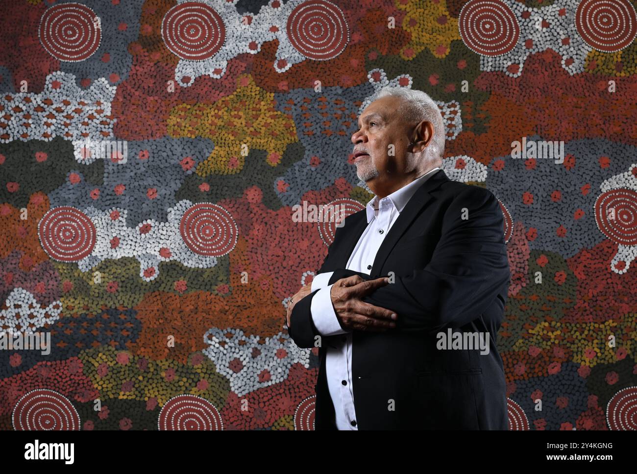 Brisbane, Australia. 19th Sep, 2024. Wakka Wakka man, David Wragge who ...