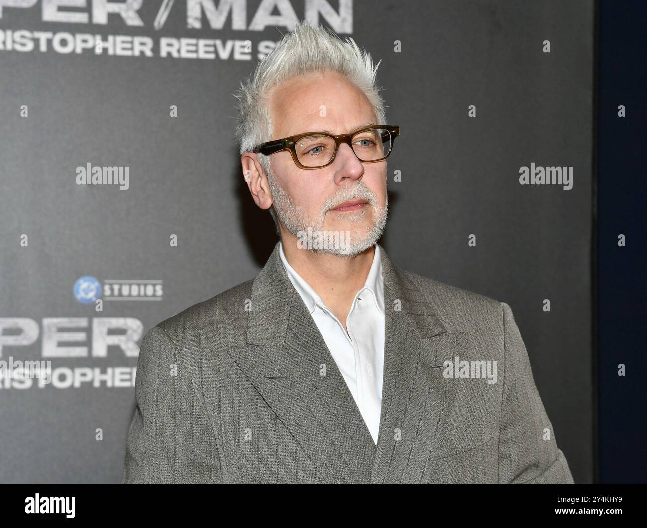 James Gunn attends the premiere of "Super/Man: The Christopher Reeve ...