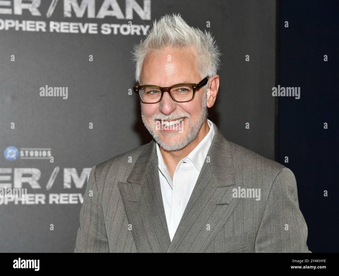 James Gunn attends the premiere of "Super/Man: The Christopher Reeve ...