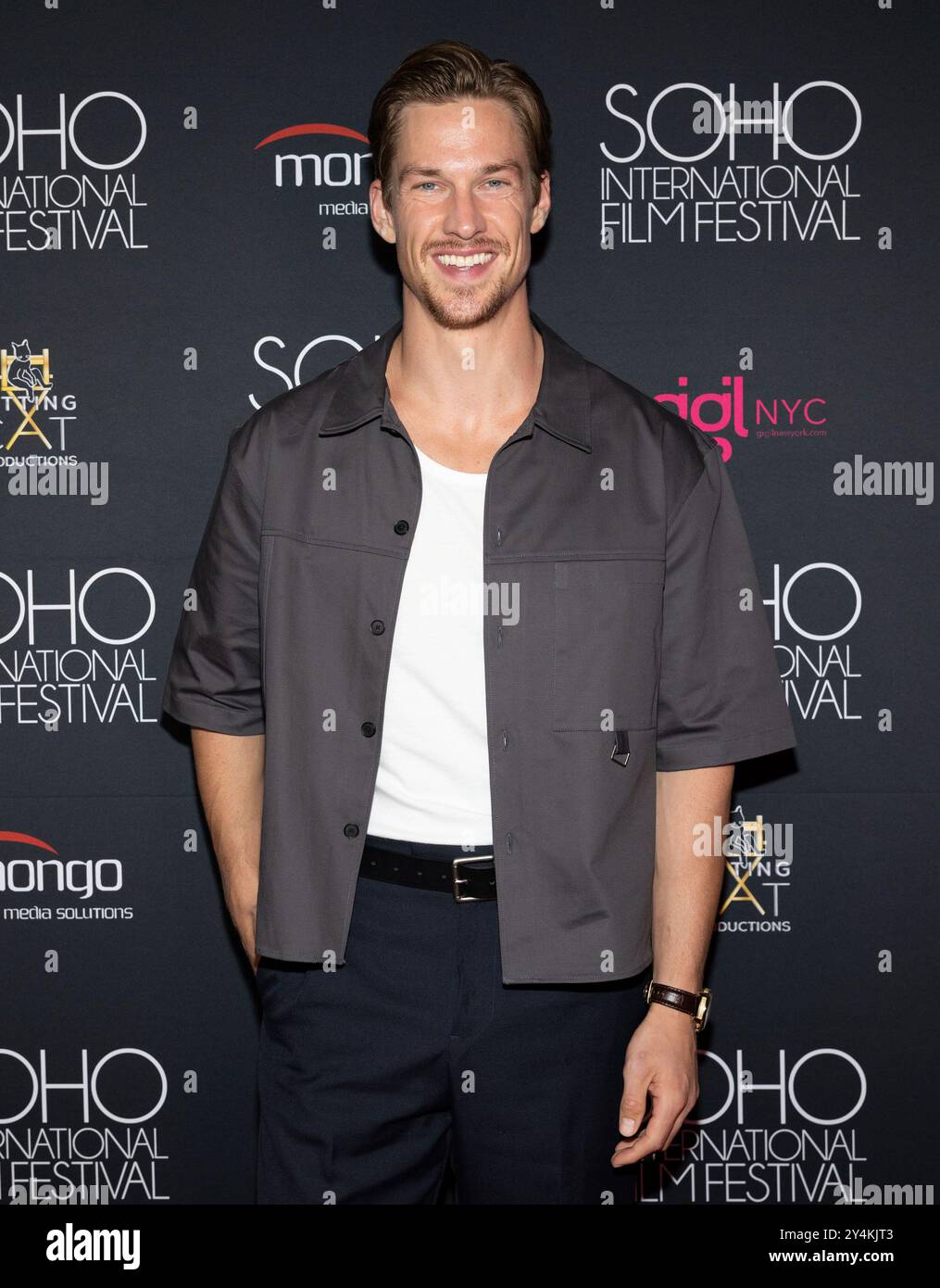 Isaac Nevrla attends the premiere of "The Greatest" during the SoHo ...