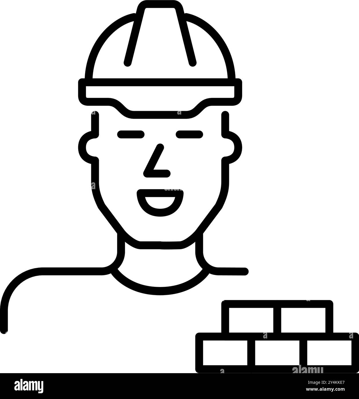 Man in hard hat Black and White Stock Photos & Images - Alamy