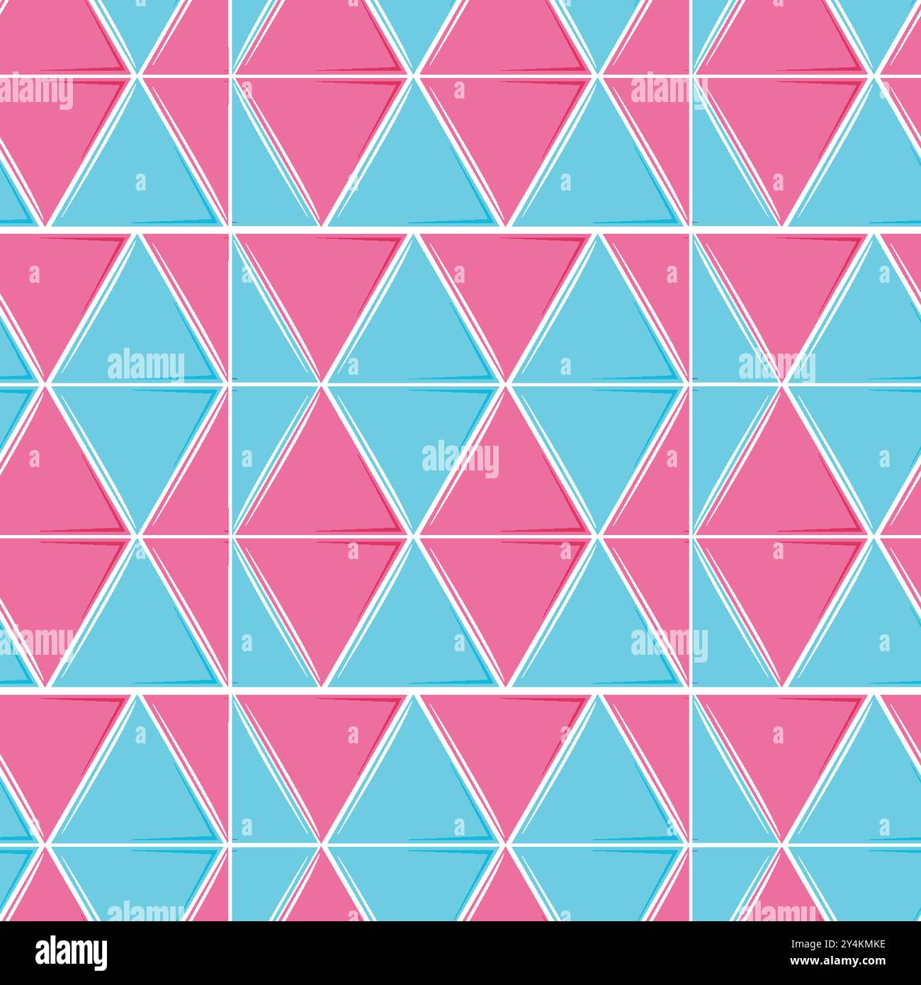 Seamless triangles in vibrant Stock Vector Images - Alamy