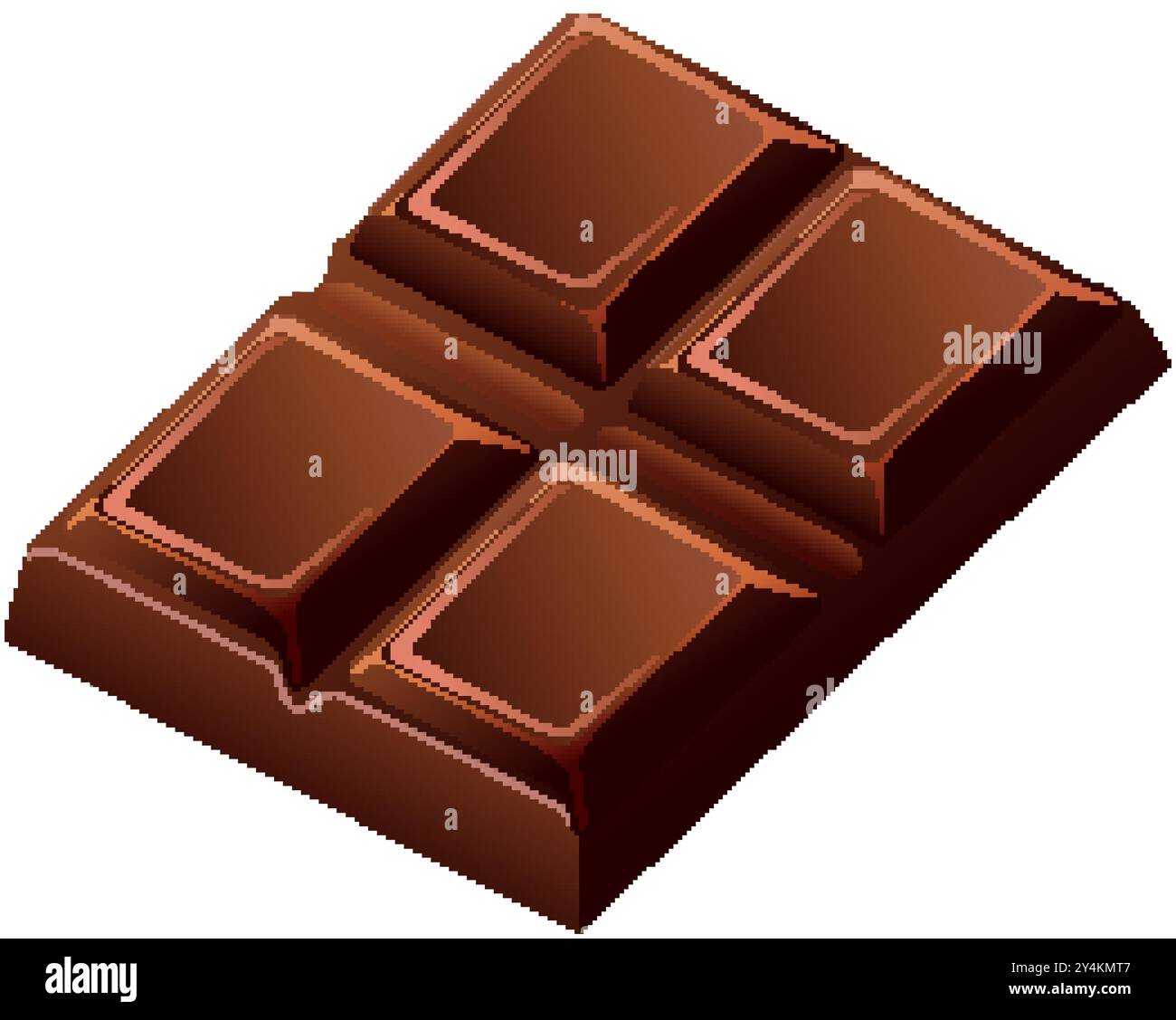 Vector image of a chocolate bar Stock Vector Image & Art - Alamy