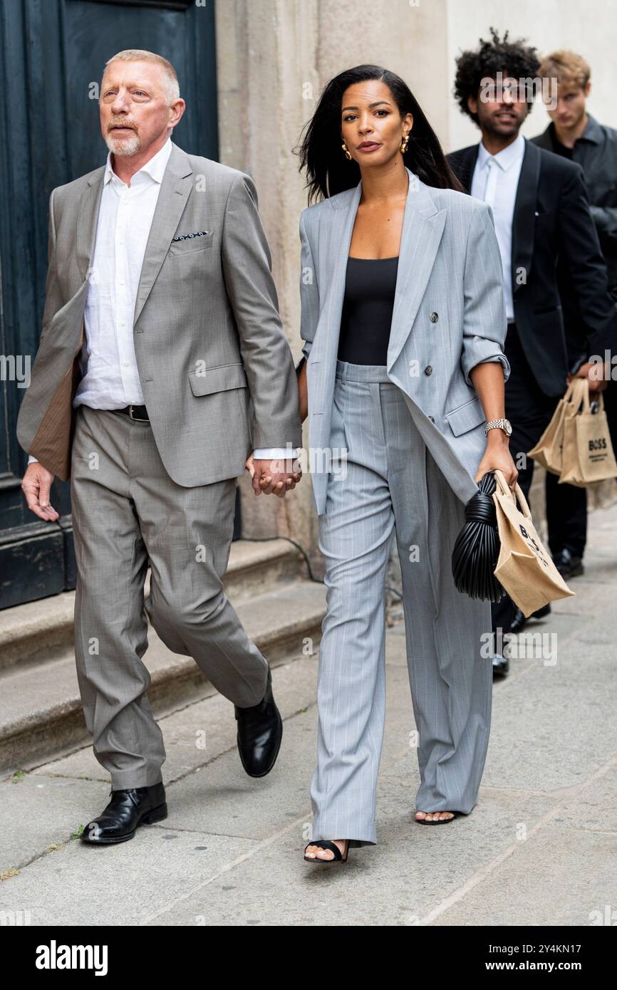 Milan, Italy. 18th Sep, 2024. Boris Becker and Lilian de Carvalho ...