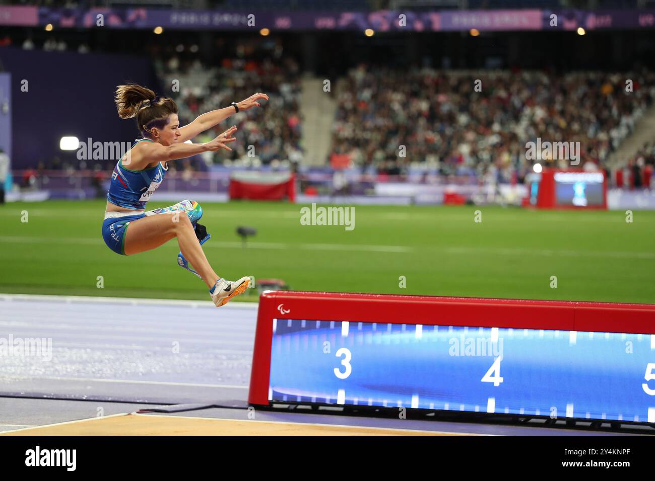 Paris, France. 5th Sep, 2024. Martina Caironi of Italy wins the T63 ...