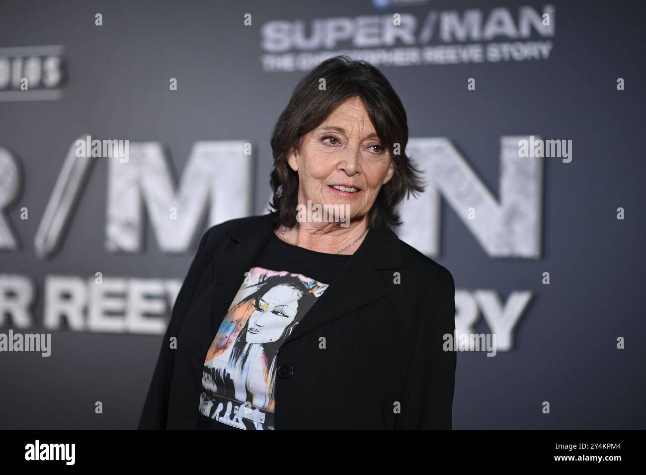 New York, USA. 18th Sep, 2024. Actress Sarah Douglas attends "Super/Man ...