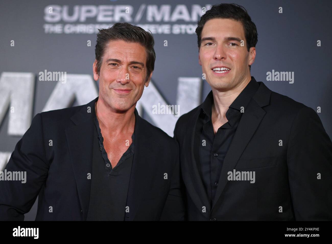 New York, USA. 18th Sep, 2024. (L-R) David Muir and Will Reeve attend ...