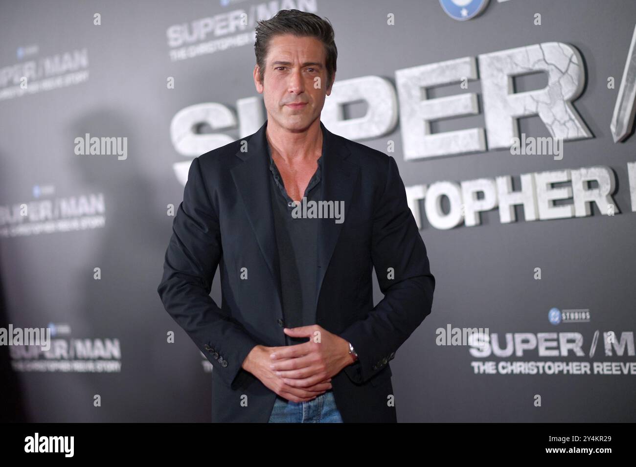New York, USA. 18th Sep, 2024. TV Journalist David Muir attend "Super ...
