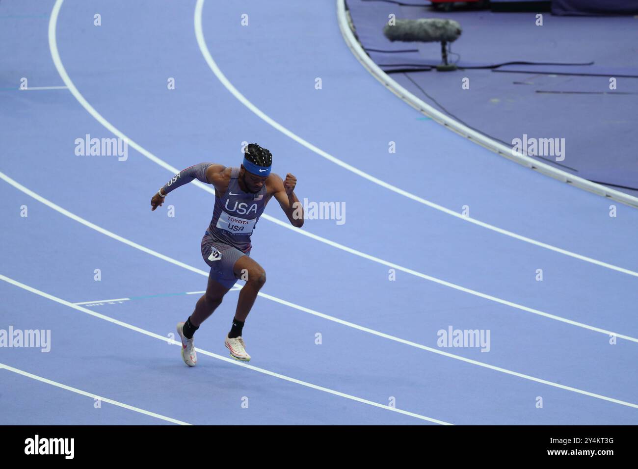 September 6, 2024, Paris, France: USA's Noah Malone takes the first leg ...