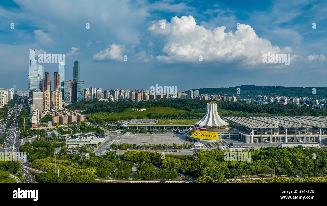 NANNING, CHINA - SEPTEMBER 15, 2024 - The newly decorated permanent ...