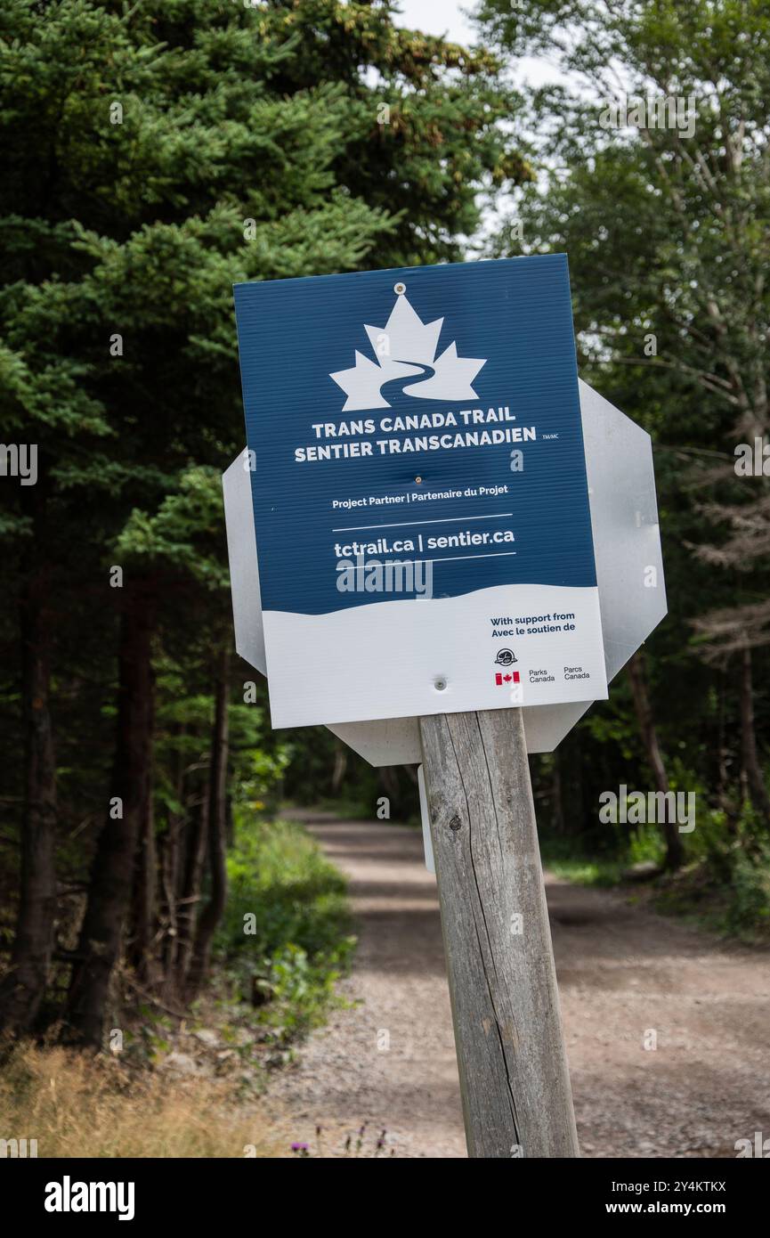 Trans canada trail sign in hi-res stock photography and images - Alamy