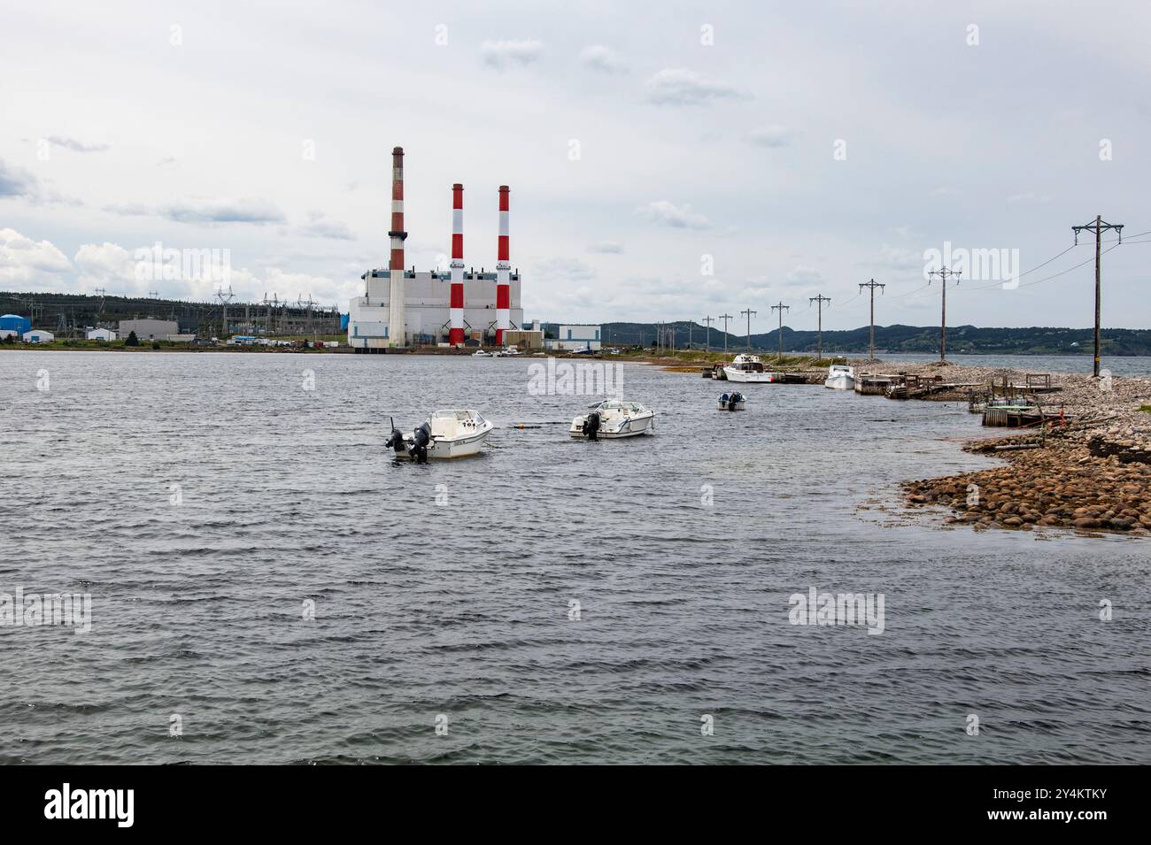 Holyrood Power Plant on Indian Pond in Seal Cove, Conception Bay South ...