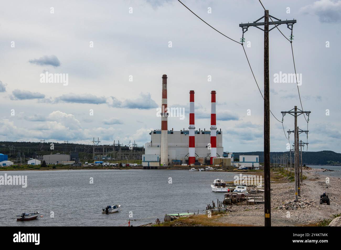 Holyrood Power Plant on Indian Pond in Seal Cove, Conception Bay South ...