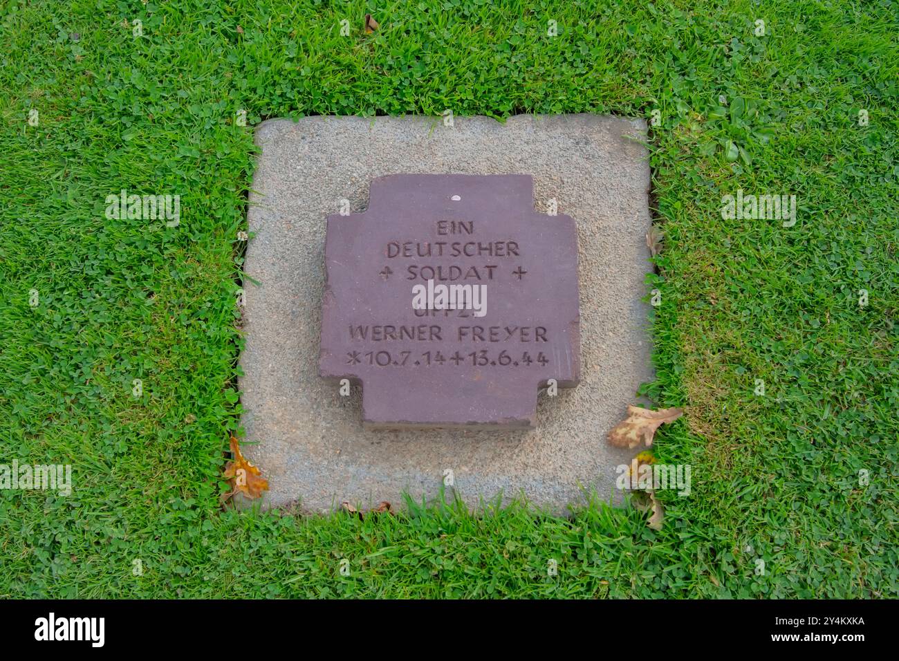 La Cambe German War Cemetery in Normandy, France Stock Photo - Alamy