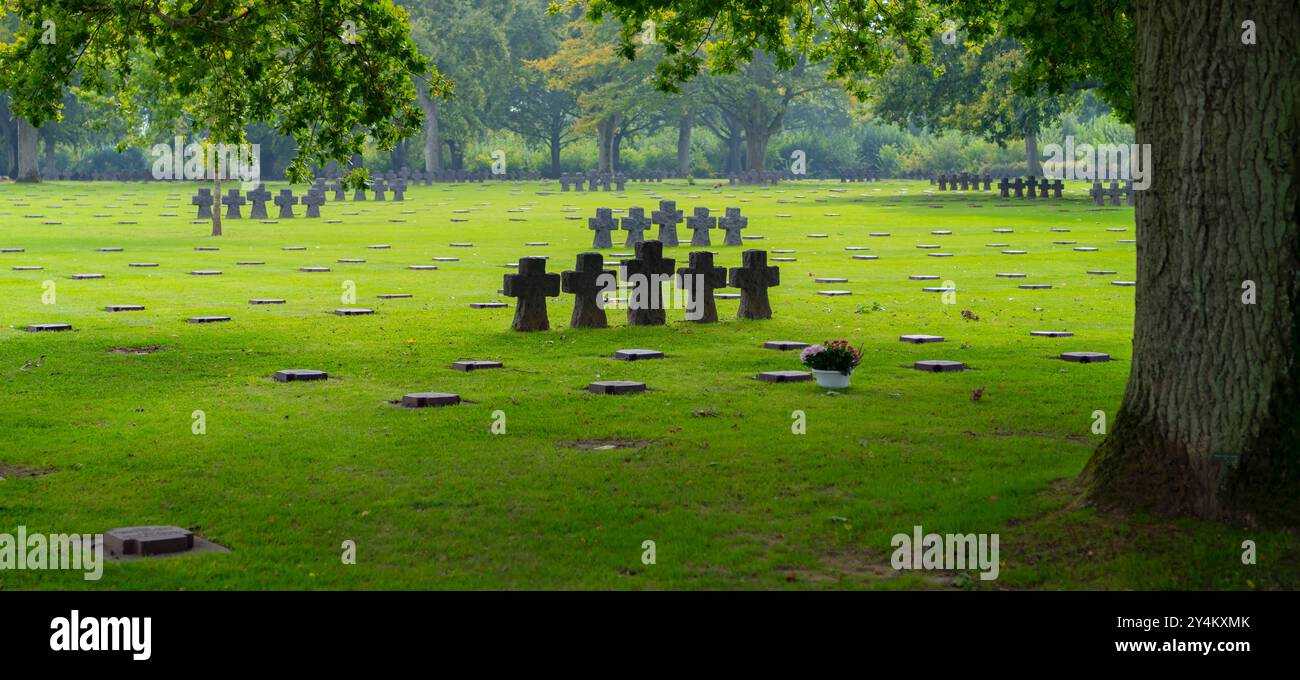 La Cambe German War Cemetery in Normandy, France Stock Photo - Alamy