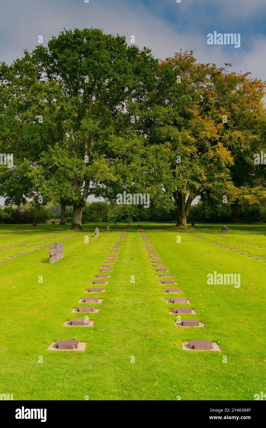La Cambe German War Cemetery in Normandy, France Stock Photo - Alamy