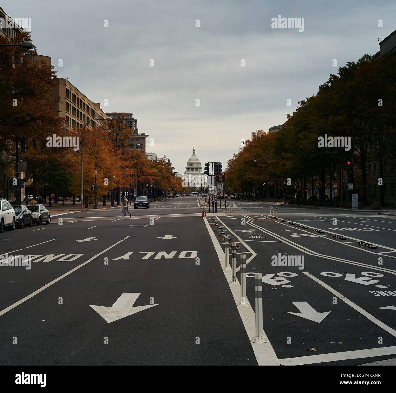 Downtown Washington D.C. centers around the Capitol and historical ...