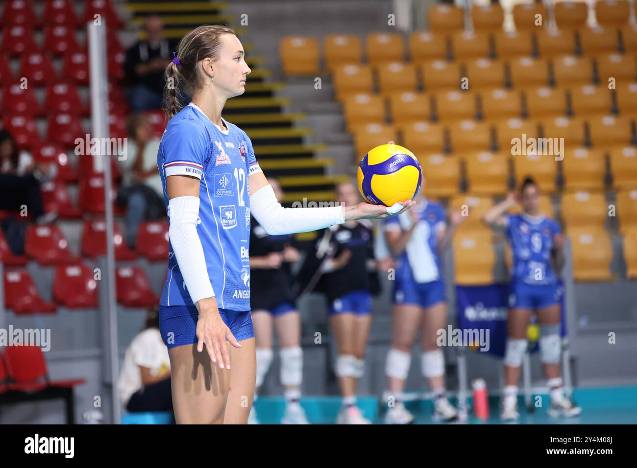 Rome, 18 sept 2024, Emily Holterhaus of Beziers Volley during the ...