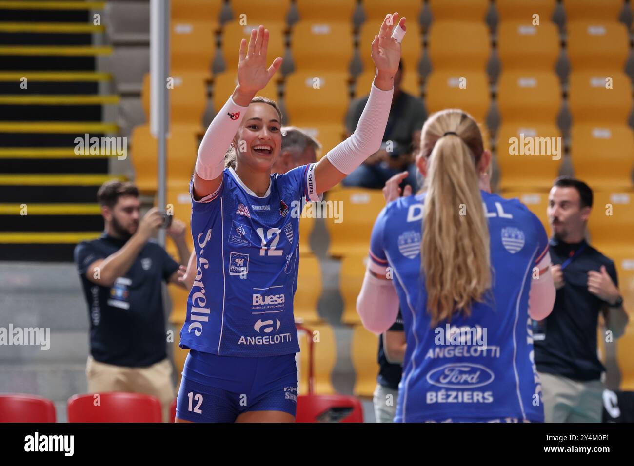Rome, 18 sept 2024, Emily Holterhaus of Beziers Volley during the ...