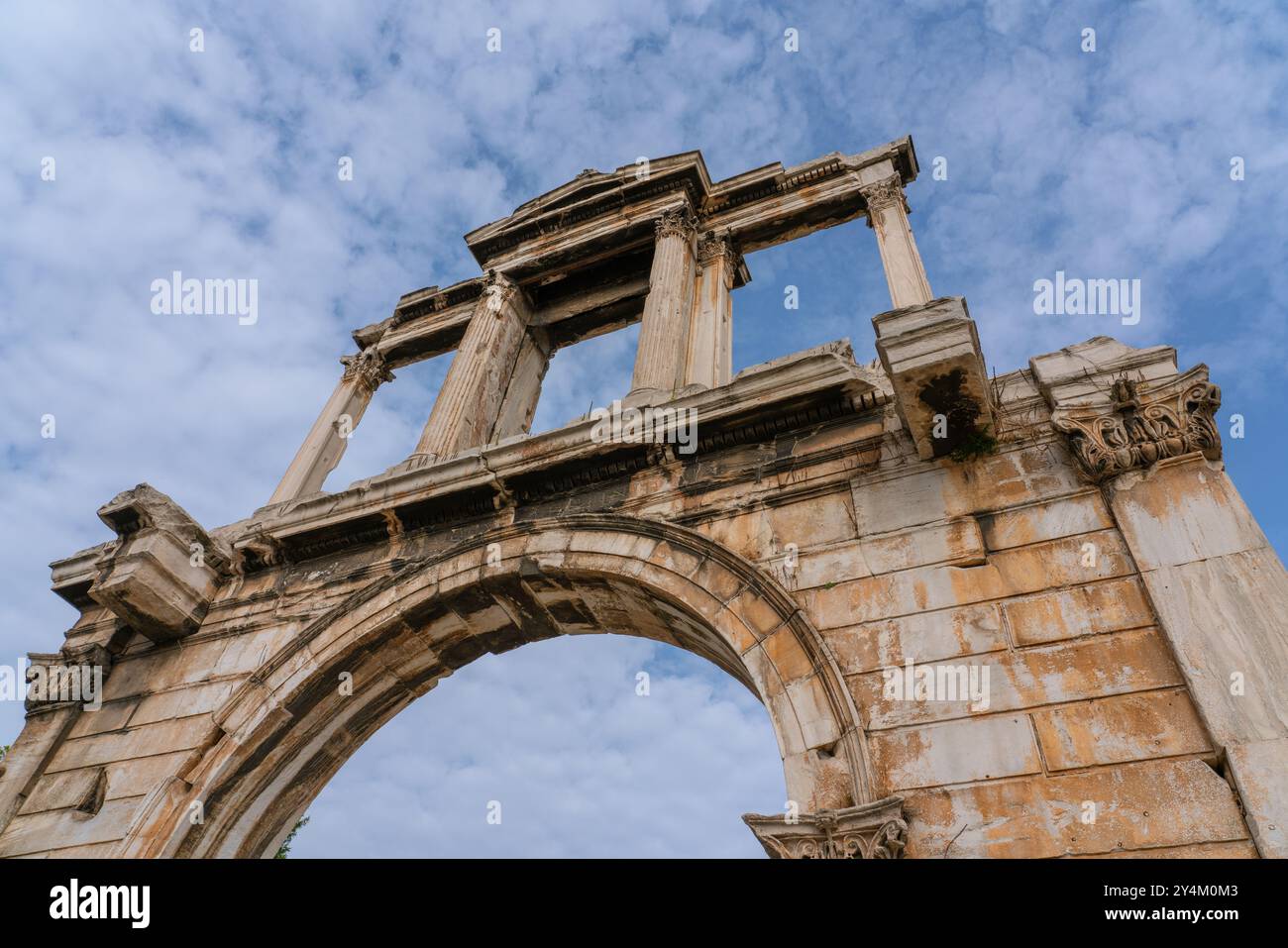 The Arch of Hadrian in Athens Stock Photo - Alamy