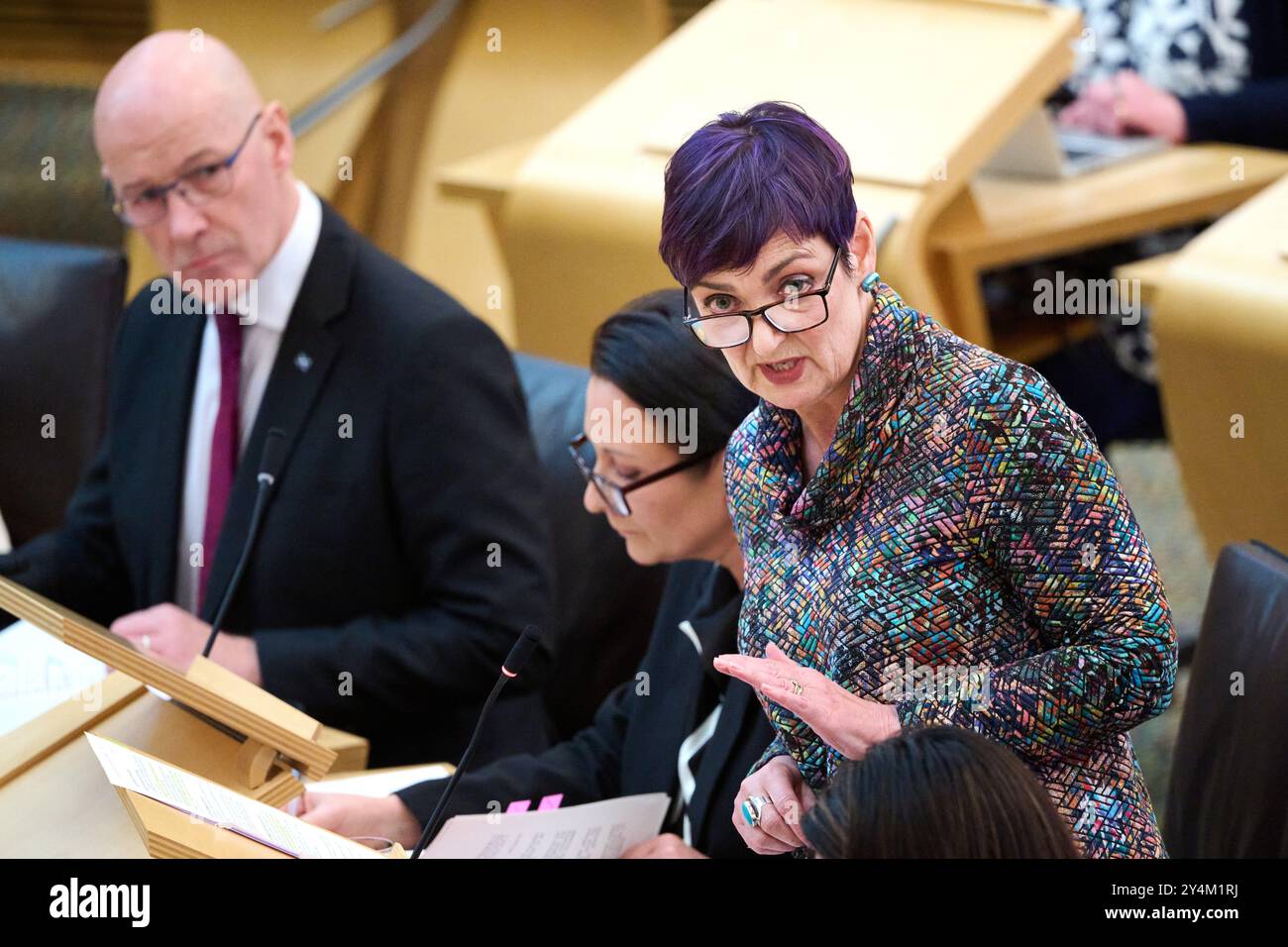 Edinburgh Scotland, UK 18 September 2024. Cabinet Secretary for Justice ...