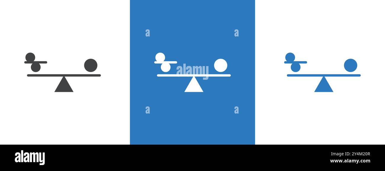 balancing icon outline collection in black and on white background ...