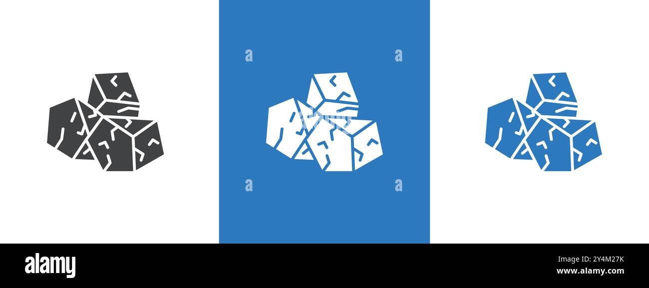 Charcoal icon outline collection in black and on white background Stock ...