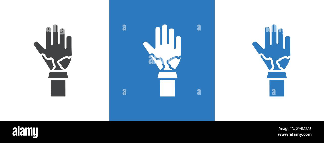 Contact Dermatitis icon outline collection in black and on white ...