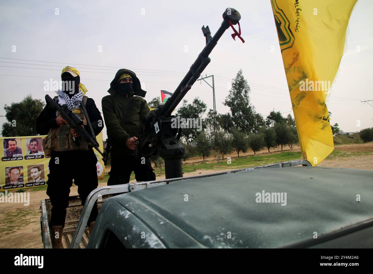 Gaza, Palestine. 01 January 2023. A military parade is held by the Al ...