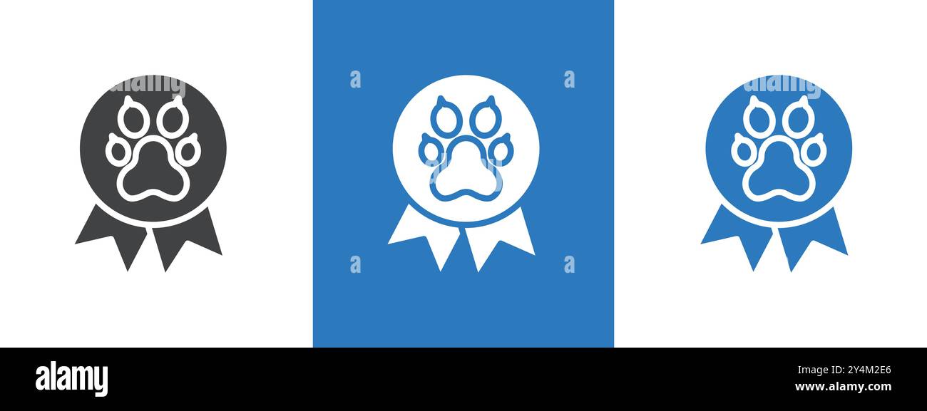 Dog competition icon outline collection in black and on white ...