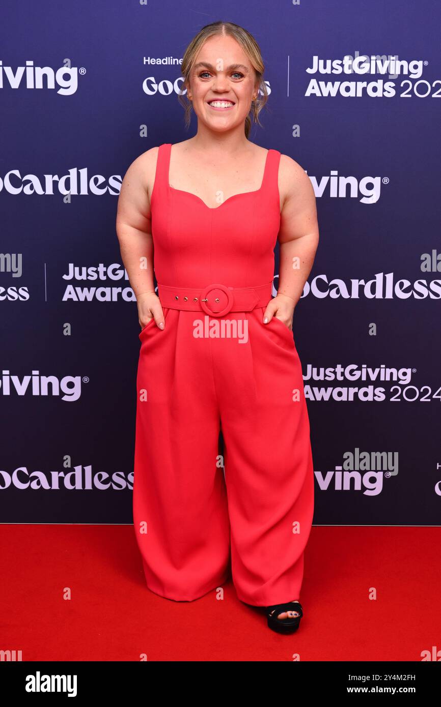 EDITORIAL USE ONLY Ellie Simmonds attends the GoCardless JustGiving ...