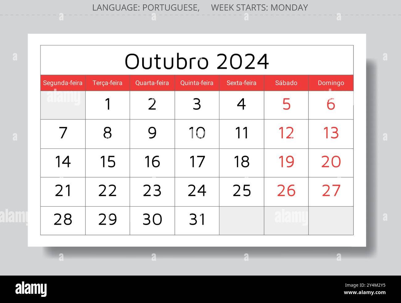 Outubro Stock Vector Images - Alamy