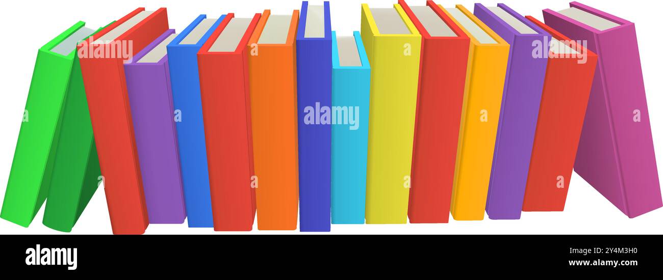 Books icon colorful clipart Stock Vector Images - Alamy