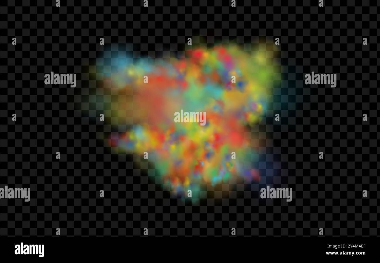 Explosions of color powder.Background of an explosion of colorful smoke ...