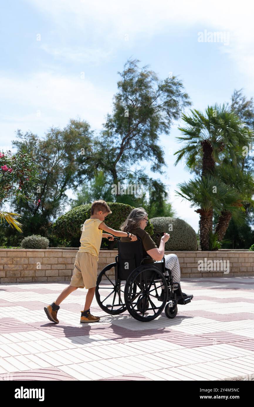 Helping hand intergenerational connection hi-res stock photography and ...