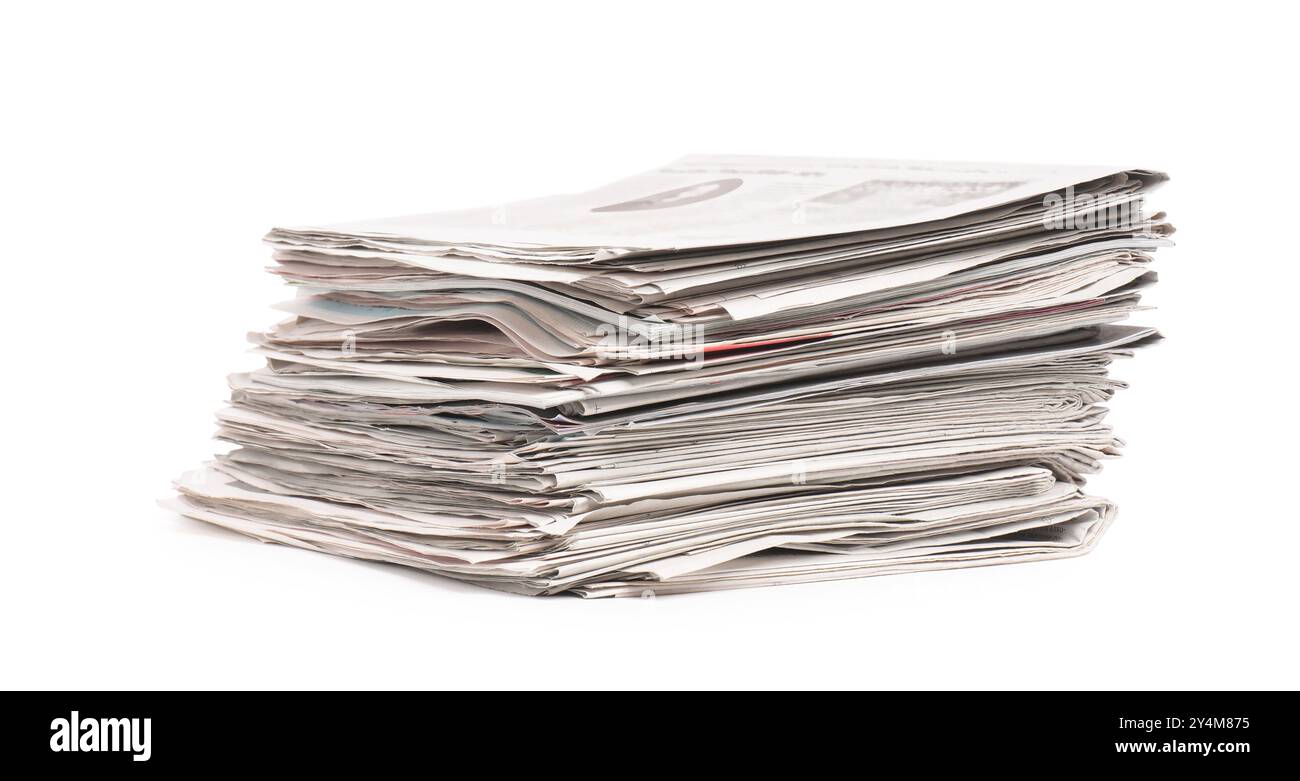 Stack many newspapers on hi-res stock photography and images - Alamy