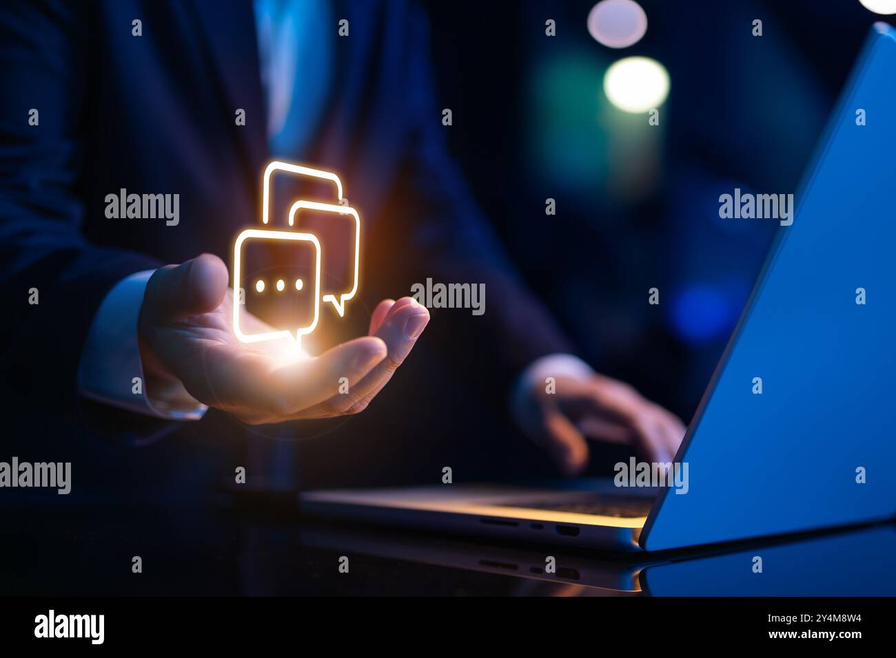 Chat Tools for Business Communication Stock Photo - Alamy