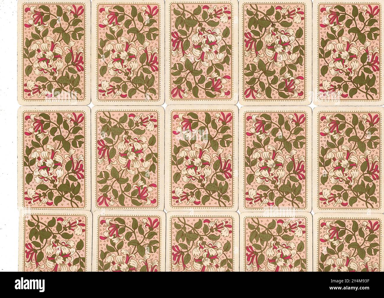 Vintage playing cards backs hi-res stock photography and images - Alamy