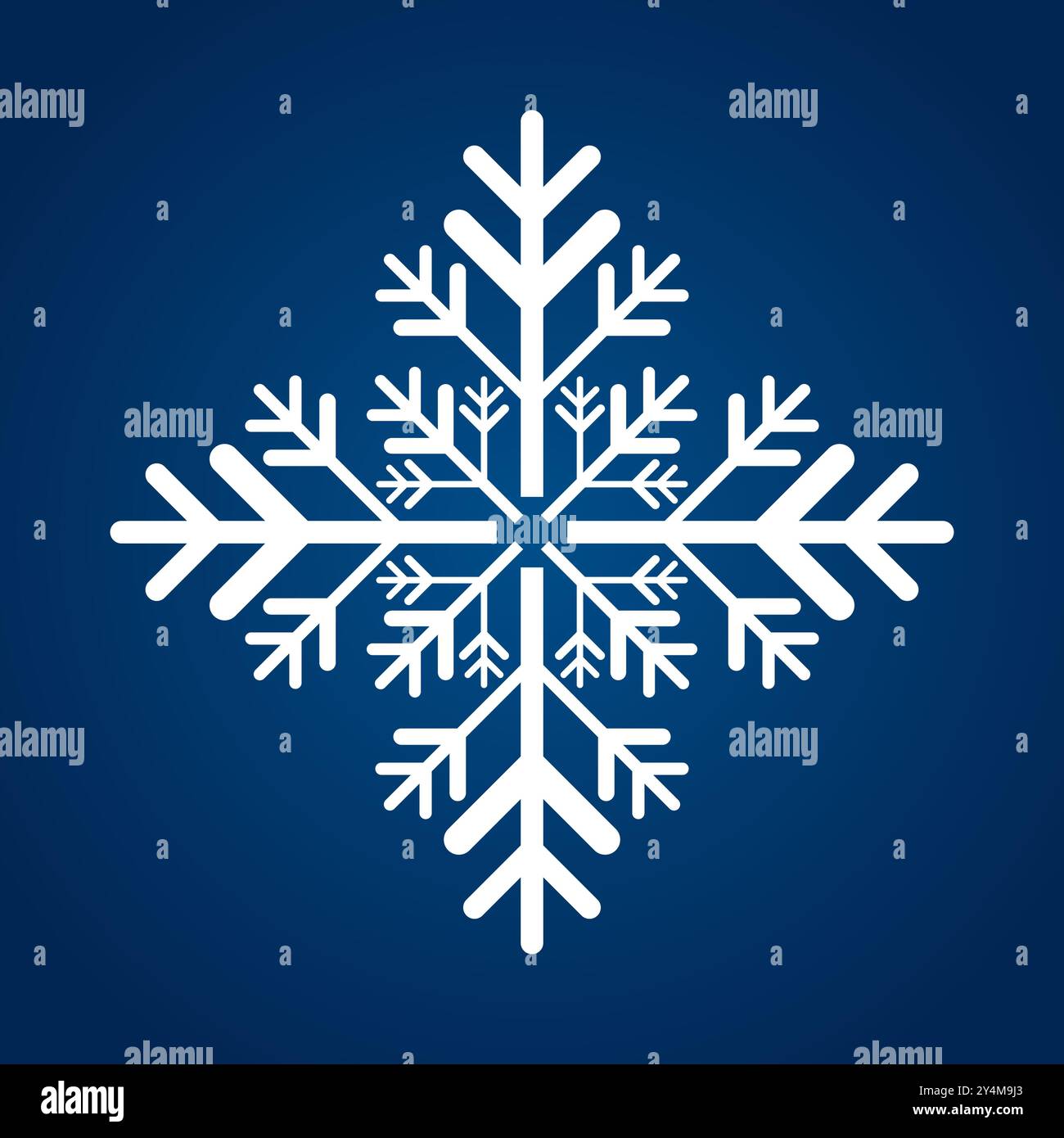 Snowflake vectors and illustration object, soft snowflake symbol, icon ...